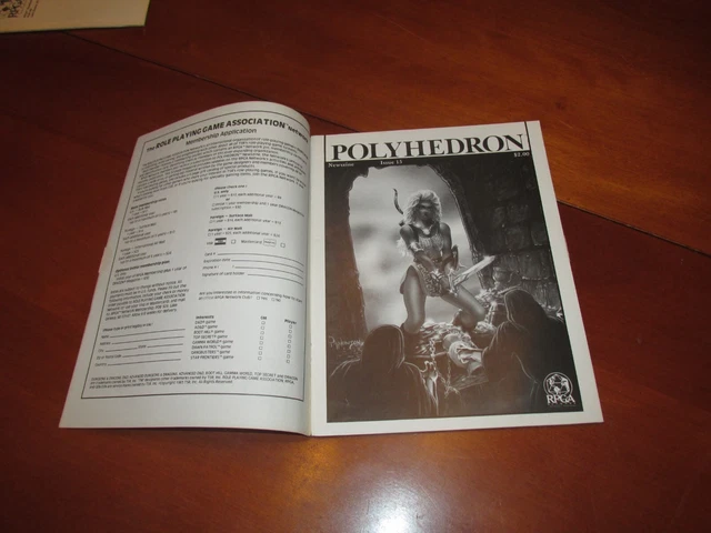 VINTAGE 1983 POLYHEDRON Magazine RPGA NETWORK Newszine TSR Issue 15 AD ...