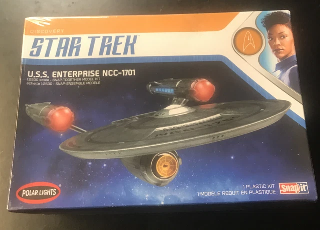 STAR TREK DISCOVERY USS Enterprise NCC-1701 1:2500 Model Kit Polar ...
