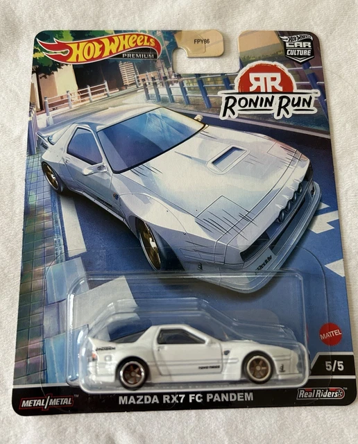 HOT WHEELS PREMIUM Car Culture Mazda RX7 FC Pandem, Ronin Run, comme ...