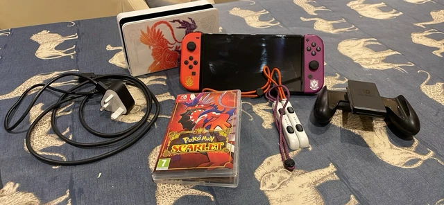NINTENDO SWITCH OLED Pokemon Scarlet And Violet Custom £208.72 ...