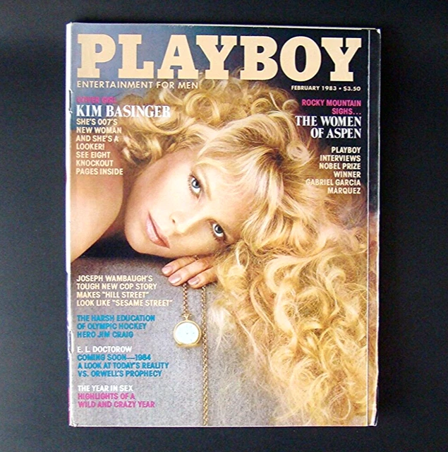 PLAYBOY MAGAZINE FEBRUARY 1983 Kim Basinger Cover Melinda Mays ...
