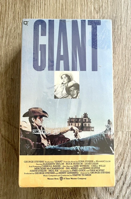 GIANT 1956 2 VHS box set Elizabeth Taylor Rock Hudson James Dean - New Sealed £8.34 - PicClick UK