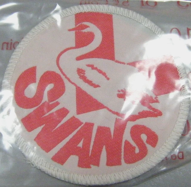 VINTAGE AUSTRALIAN CLOTH Patch - AFL Sydney Swans Football Club [B8 ...