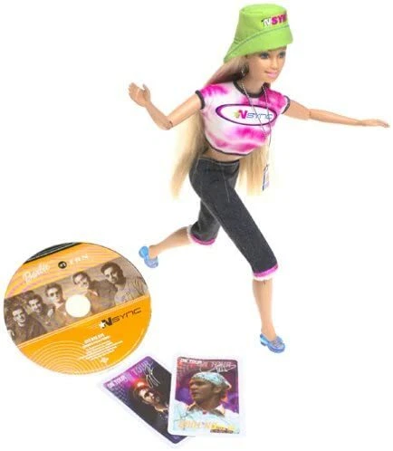MATTEL GENERATION GIRL #1 Fan NSYNC Barbie Jointed Doll 2000 #50534 w ...