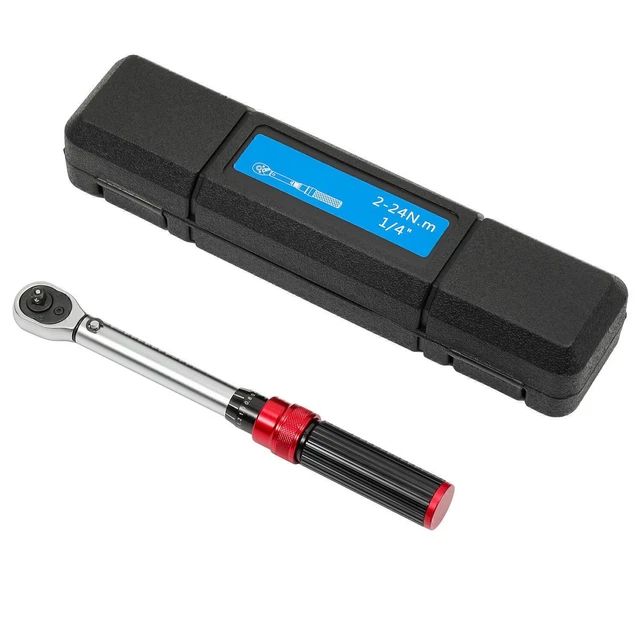 GEARZAAR TORQUE WRENCH (1/4" SQUARE DRIVE) Ratcheting Torque Wrench 1/4 ...