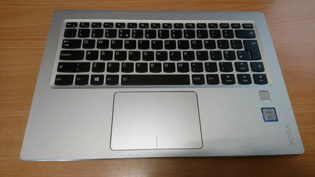 LENOVO YOGA 910 Uk Backlit Keyboard Complete Assembly - Silver Finish £ ...