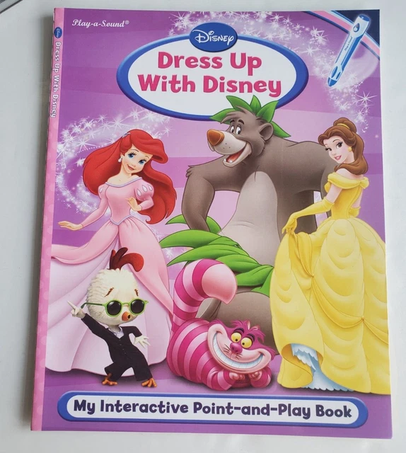 DISNEY DRESS UP with Disney My Interactive Point and Play Book (No Pen ...