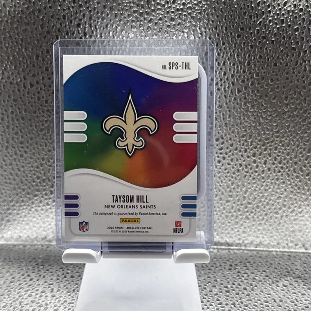 2025 PANINI ABSOLUTE Spectrum Signatures Taysom Hill Auto /50 🔥 Saints ...