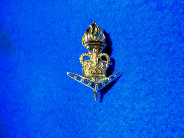 ROYAL AUSTRALIAN ARMY Eductional Corps, Raaec Anodised Cap Badge, Swann ...