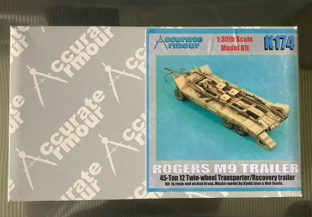 ROGERS M9 45-TON Trailer Accurate Armour 1/35 EUR 130,00 - PicClick FR