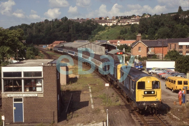 35MM RAILWAY SLIDE of Class 20 20185 & 20148 @ Netherfield Copyright to ...
