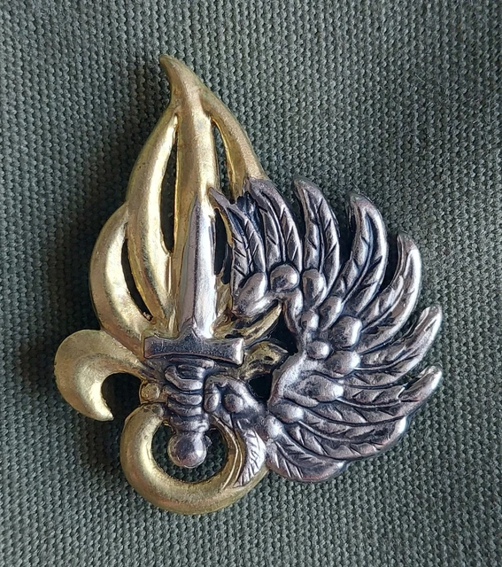 FOREIGN LEGION PARATROOPER Badge. Foreign Legion Beret Badge Airborne £ ...