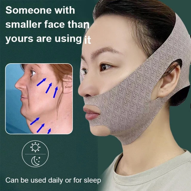 V FACE BELT Slimming Bandage V Line Face Shaper Women Belt Cheek Chin ...