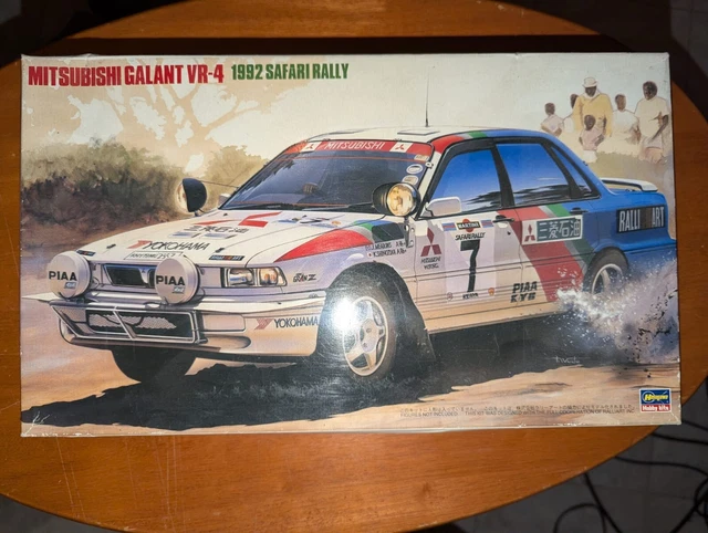 MITSUBISHI GALANT VR4 Safari Rally 1992 Plastic Kit 1:24 Model HASEGAWA ...