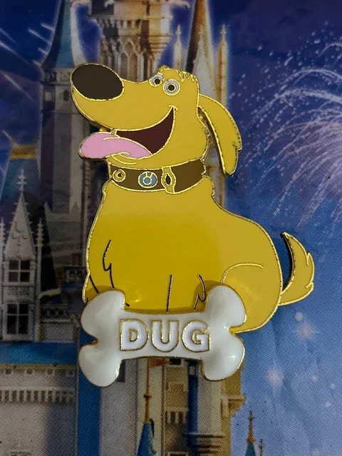 🦴DISNEY PIN DUG Dog From Up DSSH Soda Fountain Bone LE 300 Pixar Dogs £ ...