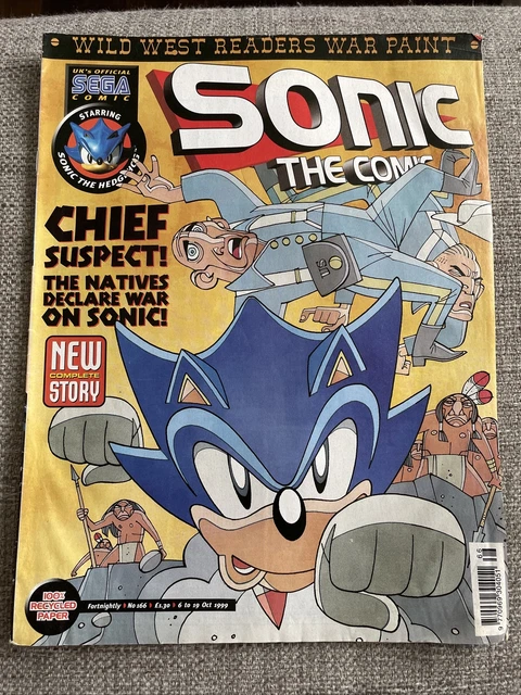 SONIC THE HEDGEHOG - Sonic The Comic UK - Sega / Fleetway Issue No. 147 ...