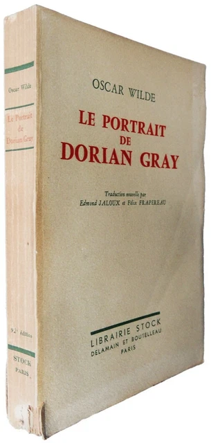OSCAR WILDE Le portrait de Dorian Gray Librairie STOCK 1954 EUR 5,00 - PicClick FR