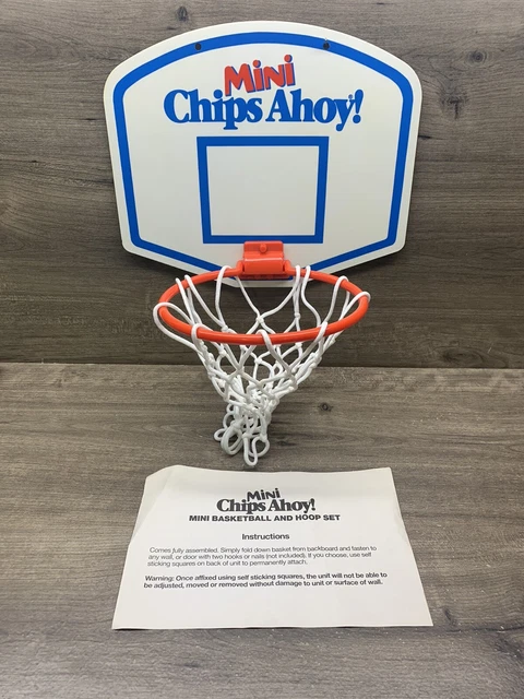NEW MINI CHIPS Ahoy Mountable Basketball Hoop Advertising Piece Taico ...