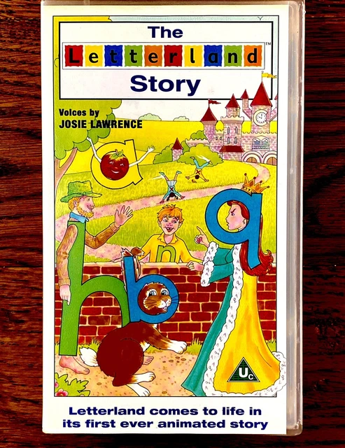 THE LETTERLAND STORY Kids Video Cassette Tape VHS Educational Learning ...
