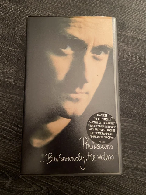PHIL COLLINS BUT Seriously, The Videos Collection VHS Video Tape £5.99 ...