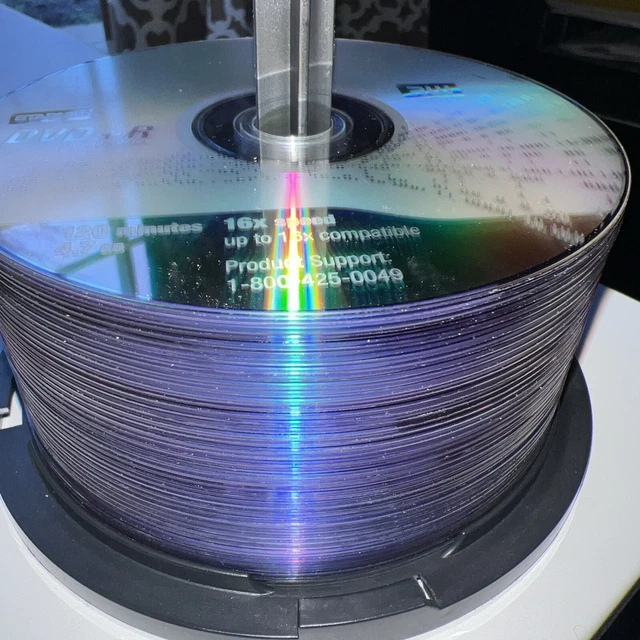 STAPLES DVD-R BLANK Discs 42 Discs 120 Minutes 4.7 GB Recordable DVD's ...