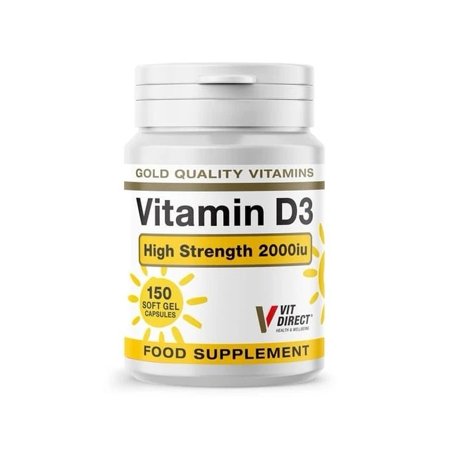VIT DIRECT VITAMIN D3 Softgels 150s £9.99 - PicClick UK