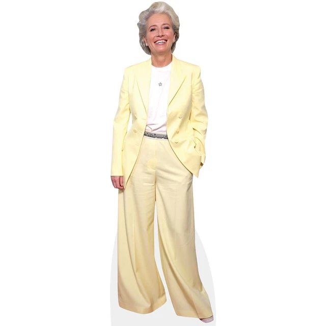 EMMA THOMPSON (YELLOW Suit) Silhouette en carton Grandeur Nature EUR 67 ...