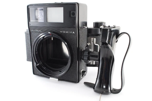 MAMIYA UNIVERSAL PRESS w/ Film Back Type-K for 6x4.5 6x6 6x9 + M ...