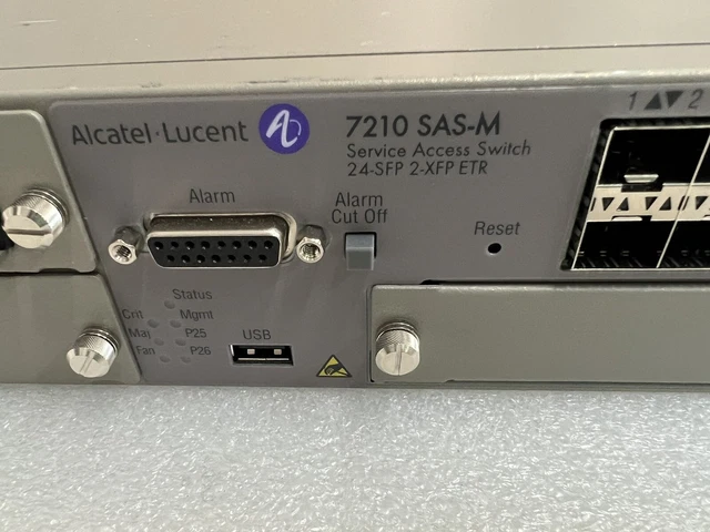 ALCATEL-LUCENT 7210 SAS-M 24-Port SFP Switch w/ 1xDC PSU $69.99 - PicClick