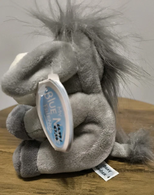 COLLECTABLE MY BLUE Nose Friends Bray The Donkey Number 4 Plush Soft ...