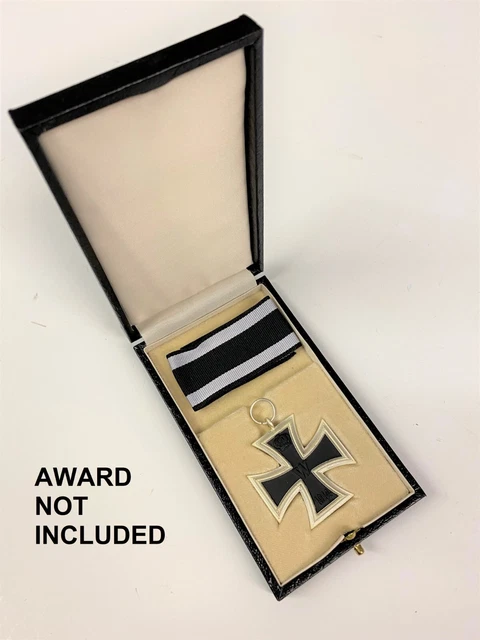 PRESENTATION CASE FOR both the German WWI 1914 & WWII 1939 Iron Cross ...