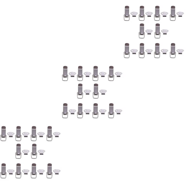 3 PCS SPRING Loaded Latch Pin Box Catches Latches Metal Hardware £30.85 ...