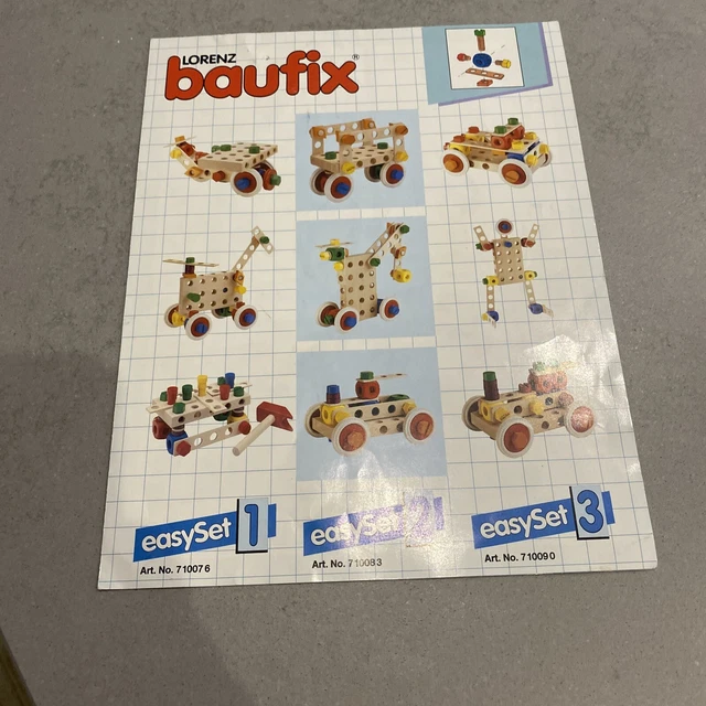 BAUFIX BAUANLEITUNG LORENZ easyset 1-3 baufibel EUR 11,50 - PicClick DE