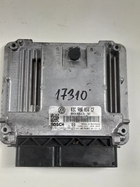 ORIGINAL VOLKSWAGEN ENGINE control unit ECU 03C906056CF 0261S02184 £154 ...