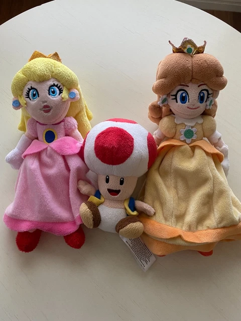 SUPER MARIO BROS Sanei Princess Peach Daisy Toad Plush Lot £37.76 ...