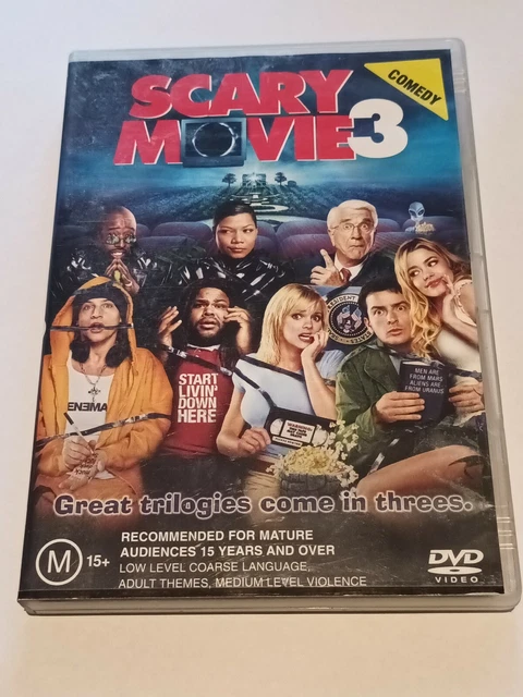 SCARY MOVIE 3 DVD Ex-Rental (Region 4, 2003) Anna Faris & Charlie Sheen ...