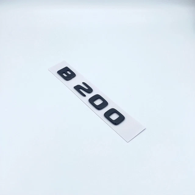 LOGO B200 MERCEDES Insigne Sigle Monogramme Embleme Noir B 200 EUR 19 ...