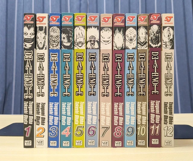 12 VOLUME SET Death Note Tsugumi Ohba English Manga Comic Book VIZ ...