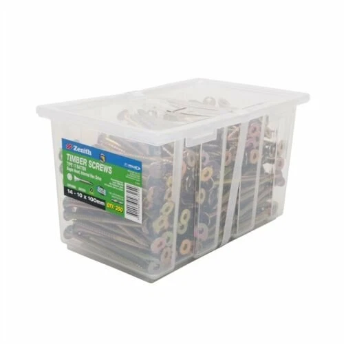 ZENITH 14-10 X 100mm Bugle Head Timber Batten Screw - 250 Pack £46.00 ...
