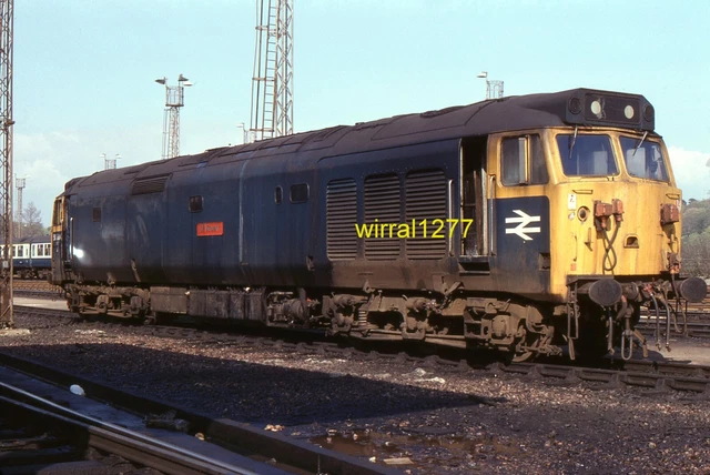 ORIGINAL RAILWAY SLIDE Class 50 50004 at Laira 05.79 £8.54 - PicClick UK