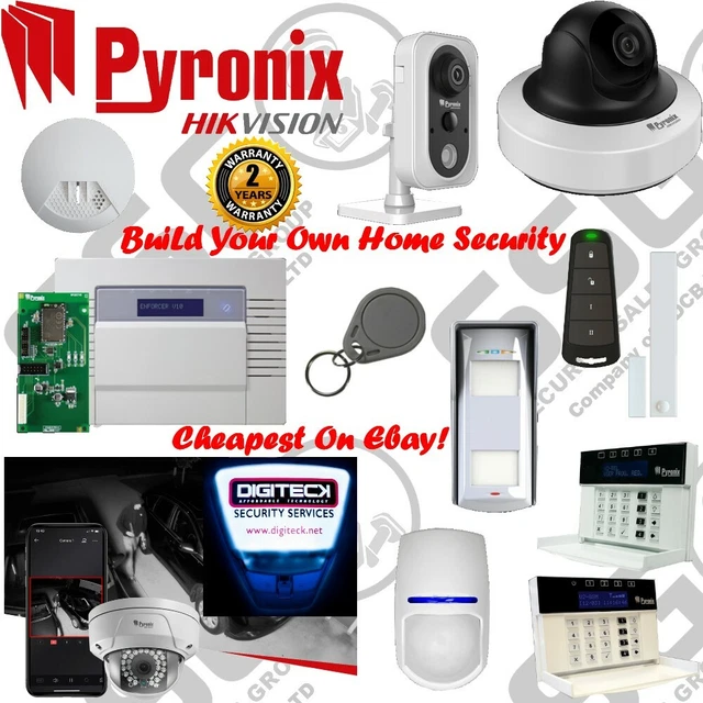 PYRONIX WIRELESS ALARM & CCTV Full HD 2MP Wifi Self Monitoring ...