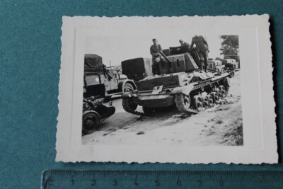 FOTO PHOTO FI WW2 englischer Panzer Cruiser Mk II A10 Beute in Brest ...