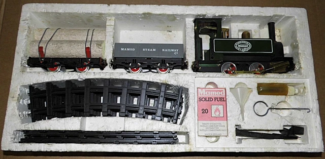 MAMOD LIVE STEAM Railway Locomotive Set Sl1 O Gauge Wagons Track ...