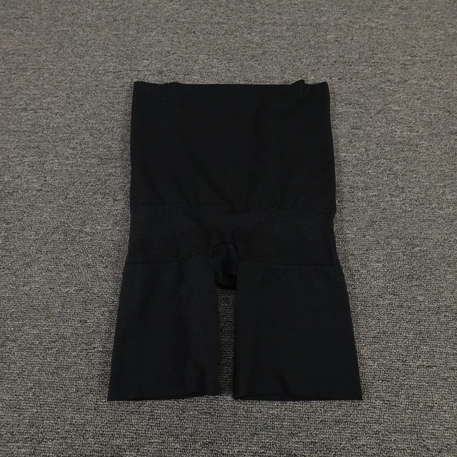ASSETS BY SPANX Shapewear Shorts Womens Large Black High Waist Slimming ...