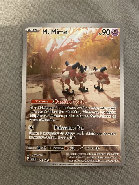 CARTE POKÉMON M.MIME 179/165 - AR - Pokemon 151 - EV3.5 FR EUR 13,00 ...