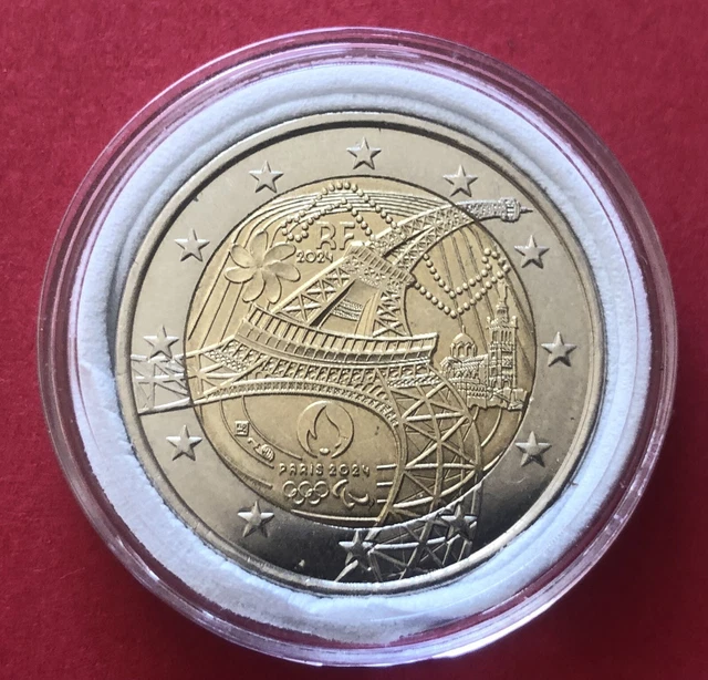 PIÈCE 2 EUROS France 🇫🇷 2024 Commémorative J.O De Paris $7.42 - PicClick CA