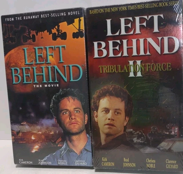 LEFT BEHIND 1 & 2 VHS Lot SEALED Kirk Cameron Tribulation Force ...