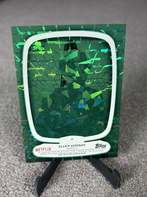 2025 TOPPS HIGH Tek Stranger Things Green 19/75 Ellen Stinson £4.48 ...