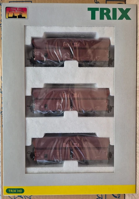 TRIX EXPRESS H0 31356 Erzwagenset der DB - OVP EUR 120,00 - PicClick DE