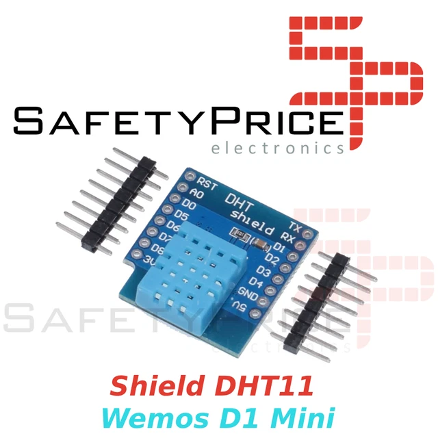 MODULO SHIELD DHT11 temperatura y humedad para WeMos D1 mini EUR 4,99 ...